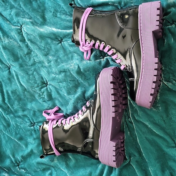 Sugar Thrillz | Shoes | New Sugar Thrillz Bratty Brigade Black Purple ...